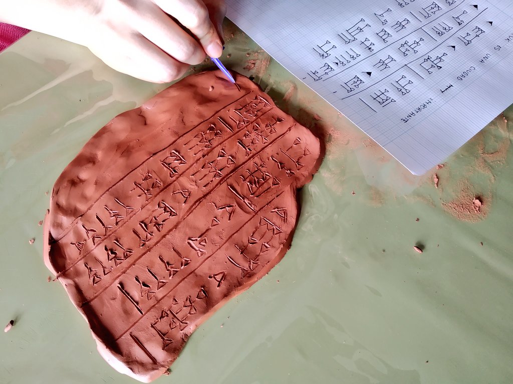 ¡Llega la escritura! Tablillas de escritura cuneiforme – Cuadernos de ...