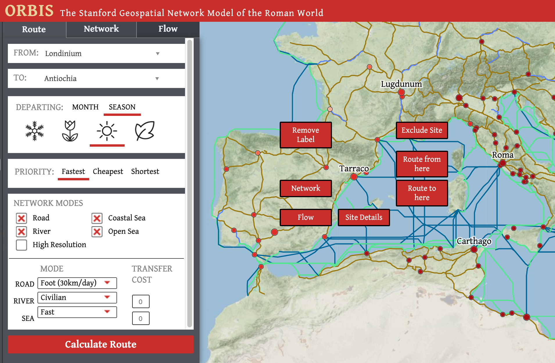 ORBIS, un “Google Maps” para recrear un viaje a través del Imperio ...